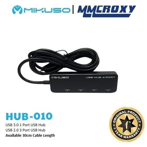 Promo Mikuso HUB-010 USB HUB 4 Port 3 Port USB 2.0 1 Port USB 3.0 - HUB-010 30CM - Jakarta Pusat ...