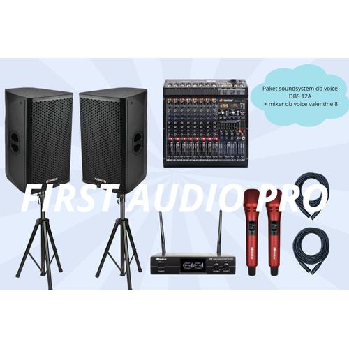 Jual Paket soundsystem dbvoice DBS 12A + mixer dbvoice valentine 8 original - Jakarta Barat ...