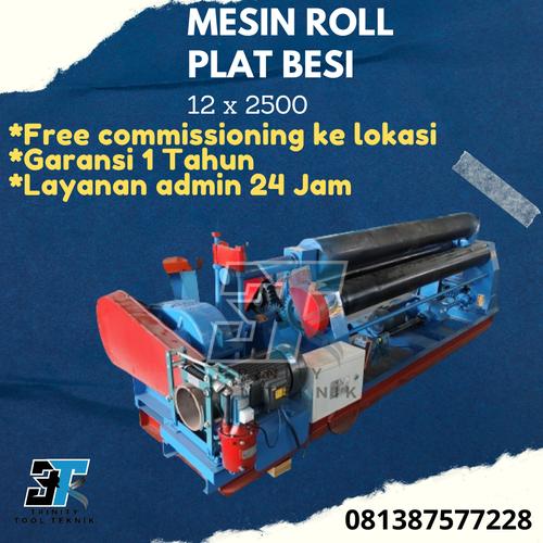 Jual Mesin Roll Plat Manual 12x2500 Bending Roll Plat 3 Roda - Kota ...