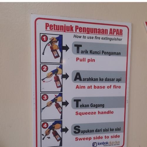 Jual papan cara penggunaan apar alat pemadam kebakaran - Kota Surabaya ...