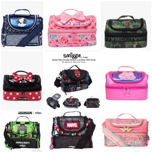 Jual Smiggle Double Decker Lunch Bag Minecraft, Ariel, Cinderlela ...