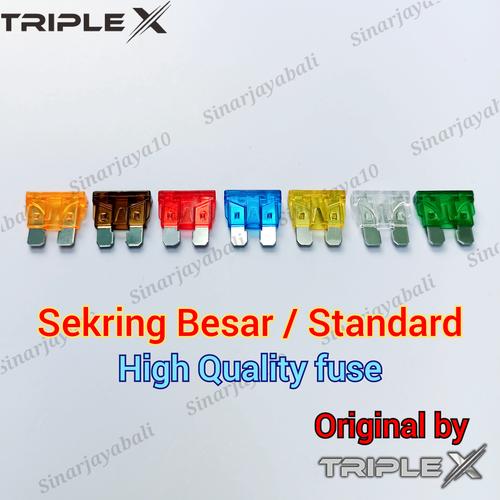 Jual sekring tancap besar skring fuse dx sikring fius Blade big colok ...