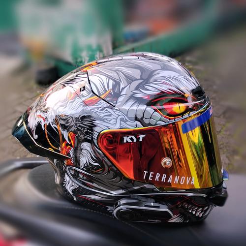 Jual helm kyt tt course repaint livery dragon - Hitam, XL - Kab. Bogor ...