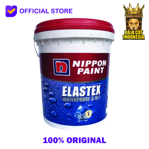 Jual Cat Tembok Pelapis Anti Bocor Nippon Paint Elastex 20 Kg Pail ...
