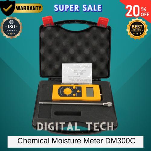 Jual Chemical Moisture Meter DM300C Powder Soil Sand MC Tester DM-300C ...