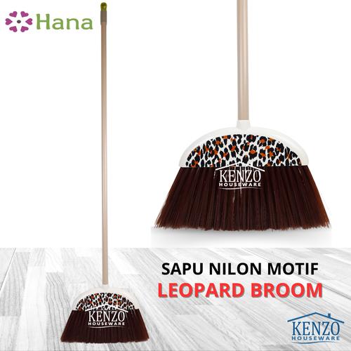 Jual Sapu Lantai Karakter Motif Hewan Leopard Nilon Plastik Broom Awet ...
