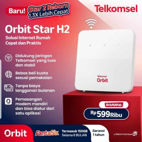Jual Modem Wifi Home Router 4G Telkomsel Orbit Star Lite UNLOCK Free ...