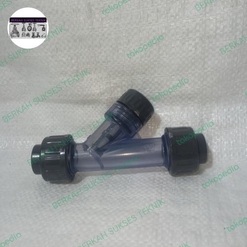Jual y strainer PVC 2 INCH trasparant DN50 JIS 10K socket - Jakarta ...