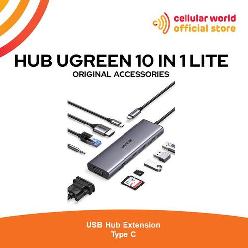 Promo Ugreen HUB 10 in 1 Lite Type-C 15601 Cicil 0% 3x - Kota Denpasar ...