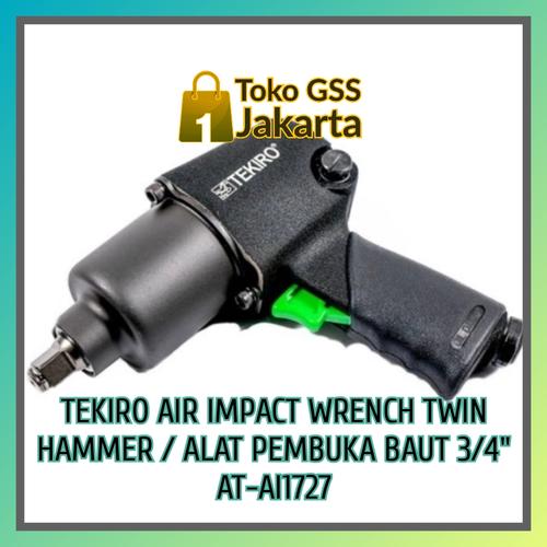 Jual TEKIRO AIR IMPACT WRENCH TWIN HAMMER ALAT PEMBUKA BAUT 3/4" AT ...