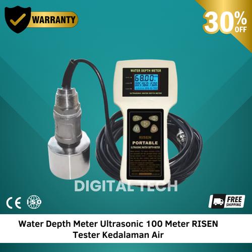 Jual Water Depth Meter Ultrasonic 100 Meter RISEN Tester Kedalaman Air ...