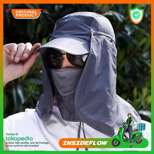 Jual Topi Mancing Berkebun Topi Camping Pancing Pria Jepang Anti UV ...