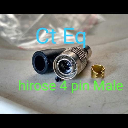 Jual Hirose 4 pin Male plug, HR10A-7P-4P, konektor hirose 4 Core - Kota ...