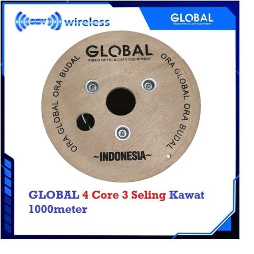 Jual Global Kabel FTTH Dropcore Drop core 4 Core 3 Seling Kawat ...