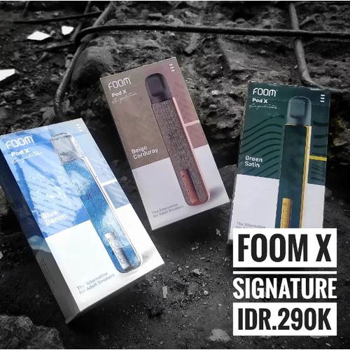 Jual Foom Pod X SIgnature Series 600mAh Pod Kit Authentic by Foom ...