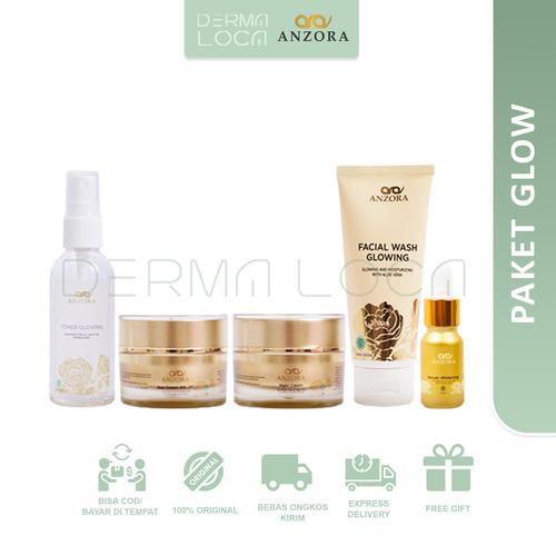 Jual Anzora Skincare Paket Glow Series Paket Pencerah dan Glowing - FW ...