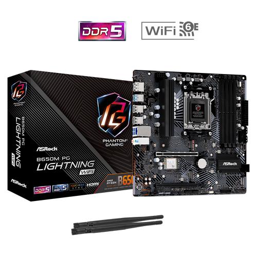 Promo ASROCK MOTHERBOARD B650M PG Lightning WiFi (SOCKET AM5) Cicil 0% ...