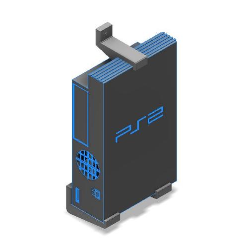 Jual Wall Mount for PS2 FAT SLIM Playstation 2 Fat Slim - Slim - Kota ...