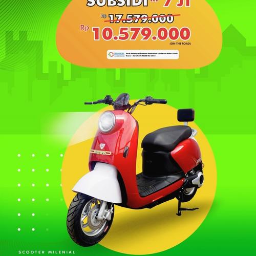 Jual Motor Matic Listrik GreenTech Tipe Scood Lithium Subsidi Original ...