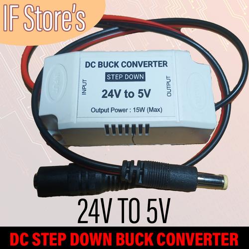 Jual DC STEP DOWN 24V TO 5V 15WATT BUCK CONVERTER - Kab. Subang - IF ...