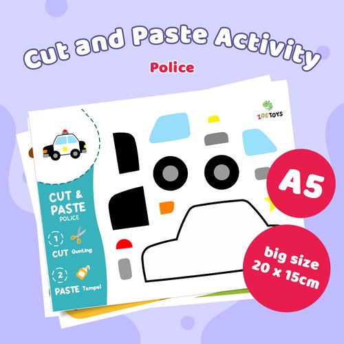 Jual Zoetoys Cut and Paste Activity 3 | Worksheet Anak PAUD TK Cut and ...