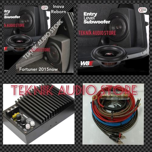 Jual Subwoofer Pnp box Cello 8inch W8E include power Inova Reborn ...