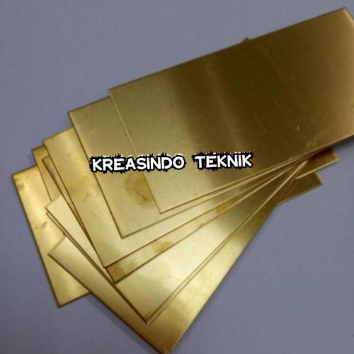 Jual Plat kuningan lembaran 5mm x 360mm x 1200mm - brass plate ...