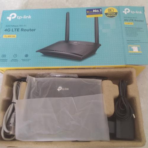Jual tplink modem router tl mr100 mr 100 300mbps all operator 4g lte ...