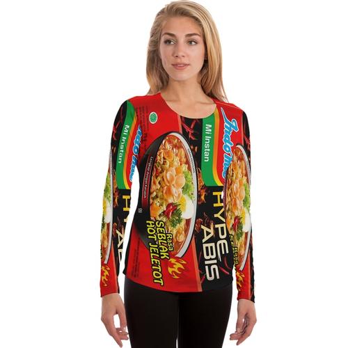 Jual baju wanita kaos indomie seblak jeletot sublimation 3D terbaru ...