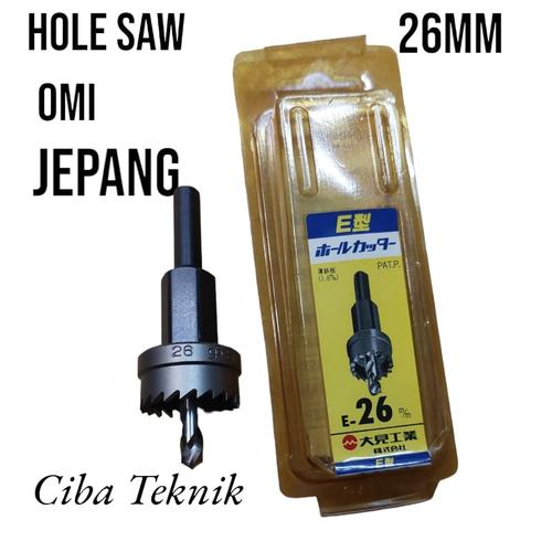 Jual HOLE SAW BESI/KAYU OMI 26mm Bor KAYU /Flat BESI JEPANG - Jakarta ...