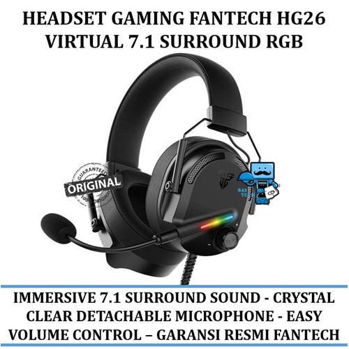 Jual Headset Gaming Fantech Hg26 Virtual 7.1 Surround Rgb - Original ...