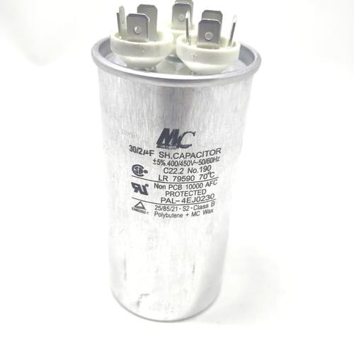 Jual Kapasitor MC 30+2uF / Capacitor Kompresor AC MC 30+2 uF Kaki 3 ...
