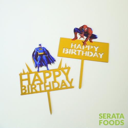 Jual Topper HBD - Happy Birthday Superhero Series - Batman - Kota ...