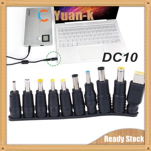 Jual Jack Charger Laptop 10 In 1 Universal Jack Adaptor Converter ...