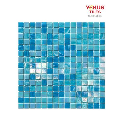 Jual Mosaic Mozaic Mosaik Mozaik Merk Venus Type Aurora Light Sky Blue ...