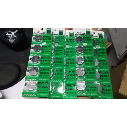 Jual Batere CMOS CR2032 lithium 3v BATRE BIOS MAINBOARD per lembar / 5 ...