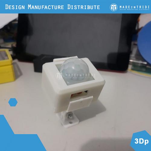 Jual HC-SR501 PIR Motion Sensor box mount - Putih, ABS - Kab. Lebak ...