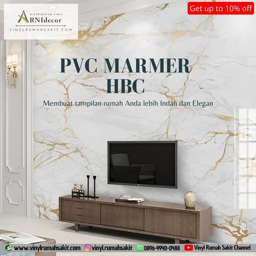 Jual PVC Marmer Dinding merk HBC tebal 3,5mm - Series Glossy - Kota ...