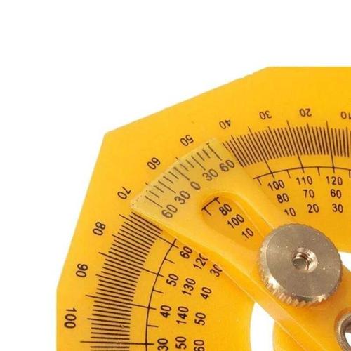 Jual Garisan Penggaris Busur Derajat Multifungsi Alat Tukang Pencari ...