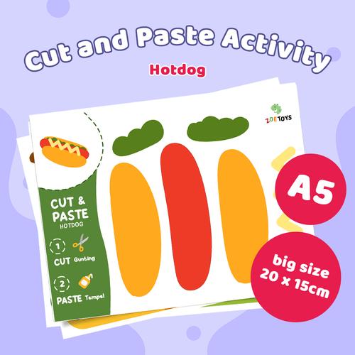 Jual Zoetoys Cut and Paste Activity 3 | Worksheet Anak PAUD TK Cut and ...