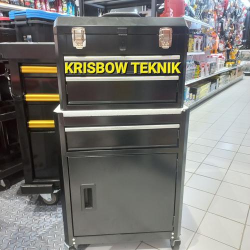 Jual Troli lemari bengkel barber shop salon taxtic by krisbow bahan ...