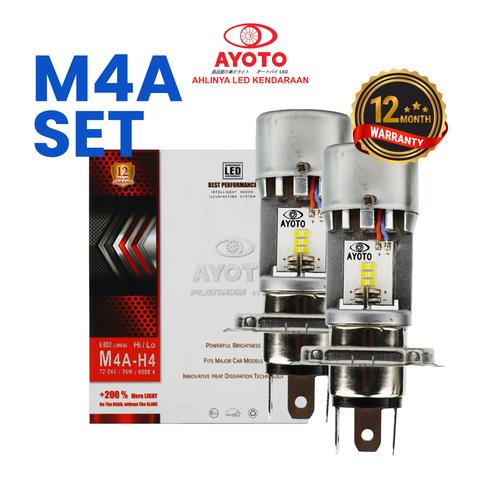 Promo Lampu LED H4 Mobil/Truck AYOTO M4A 30W+30W Hi/Lo PNP - M4A-H4 ...
