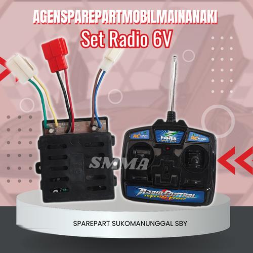 Jual Receiver+Remote Control 2,7Ghz 6v Radio (modul PCB) mobil aki,plik ...