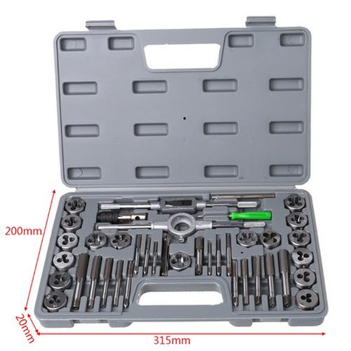 Jual Alat Tap Ulir Dart Mur Baut/40 Pcs Tap Die Set Alat Ulir Tangan ...