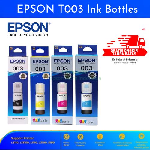 Jual Tinta Printer 003 Black + Color Original - Hitam - Jakarta Selatan ...