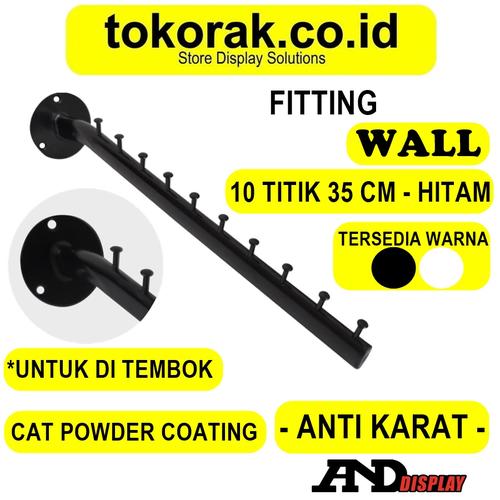 Jual SULING BAJU TEMBOK 10 TITIK GANTUNGAN HANGER DINDING FW 35 CM 12 9 ...