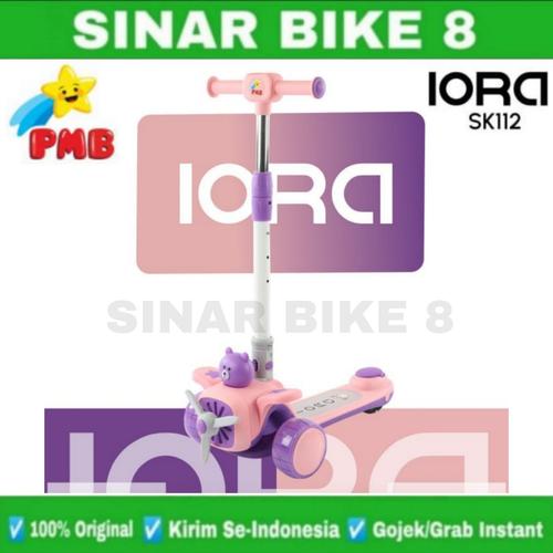 Jual Scooter Anak PMB IORA SK112 Skuter 2 in 1 Roda Tiga Duduk Berdiri ...