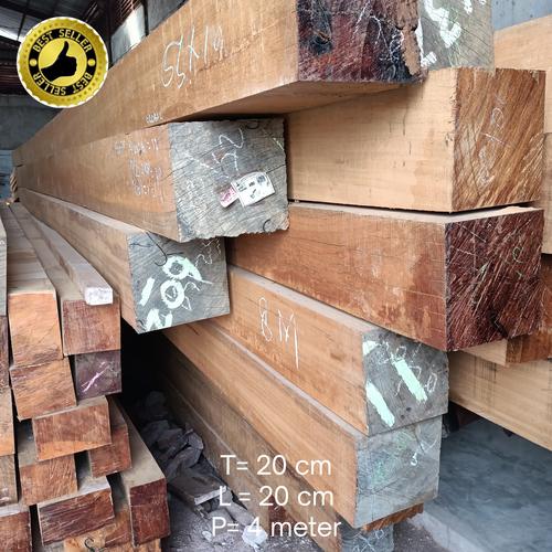 Jual Kayu Balok Bengkirai / yellow balau 20 x 20 x 4 meter - Jakarta ...