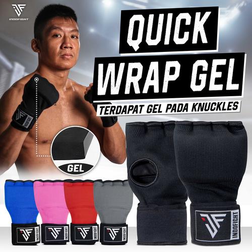 Promo Hand wrap Muaythai Quick Gel Indofight Bandage Tinju Boxing Strap ...