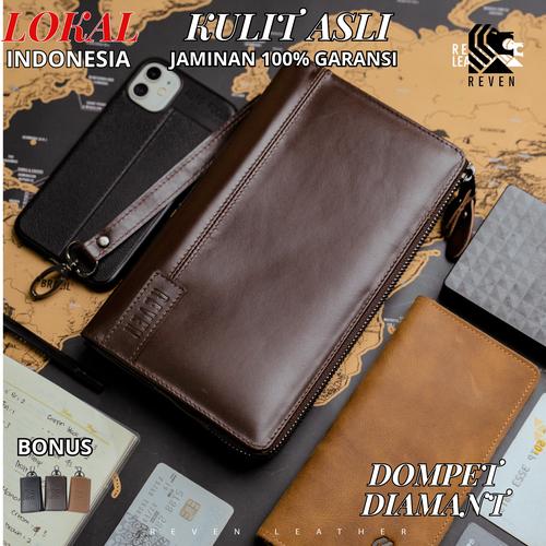 Jual Clutch Pria Kulit Asli Tas Tangan Handbag Pouch Bag Kulit Asli ...